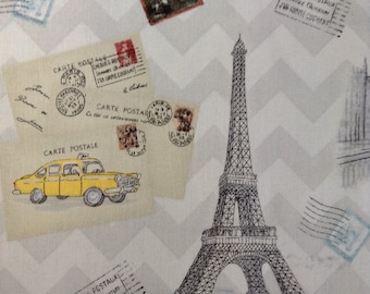 Paris fabric | Etsy