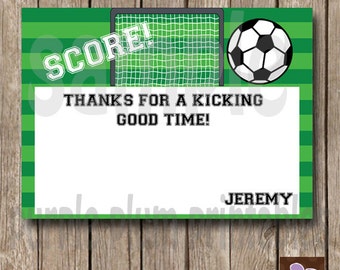 Soccer thank you | Etsy