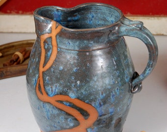 Large One Gallon Brownstone Pitcher Made to Order