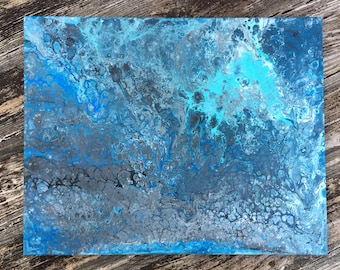 Flow art painting | Etsy