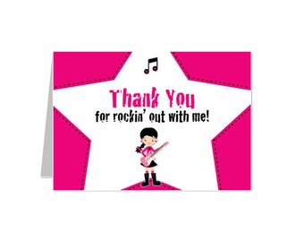Rock star thank you | Etsy