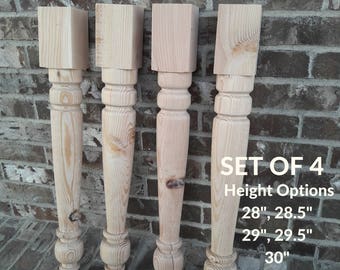Farmhouse table legs | Etsy