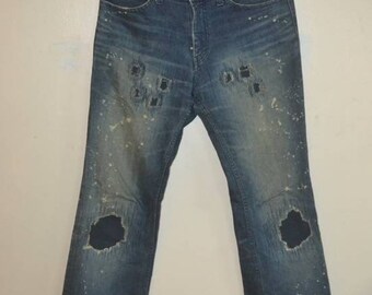Splatter paint jeans | Etsy