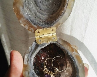 Geode ring box | Etsy