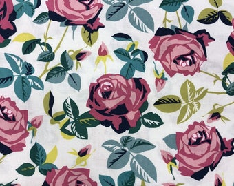 Floral fabric | Etsy