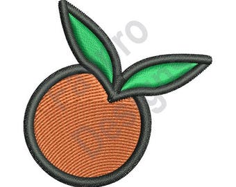 Ornate Orange machine embroidery design