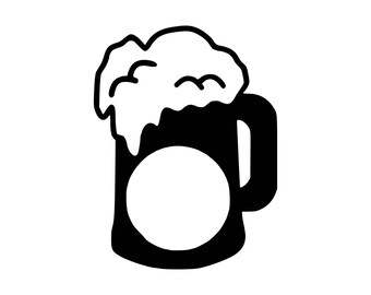 Beer mug stencil | Etsy