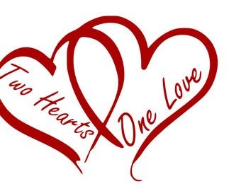 Two hearts one | Etsy