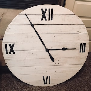 Farmhouse clock | Etsy