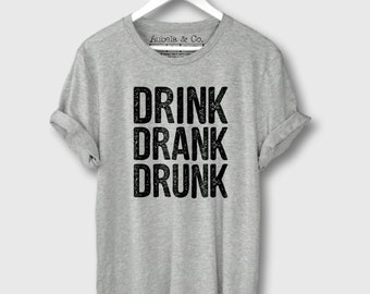 Drink drank drunk | Etsy