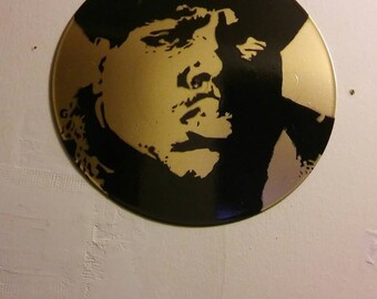 Big L Stencil Art Print