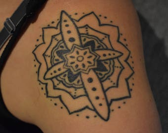 Custom Infinity Tattoo Design with Personalization