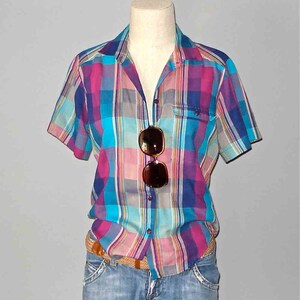 90s plaid shirt | Etsy