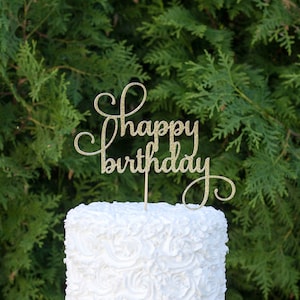 Birthday cake topper | Etsy