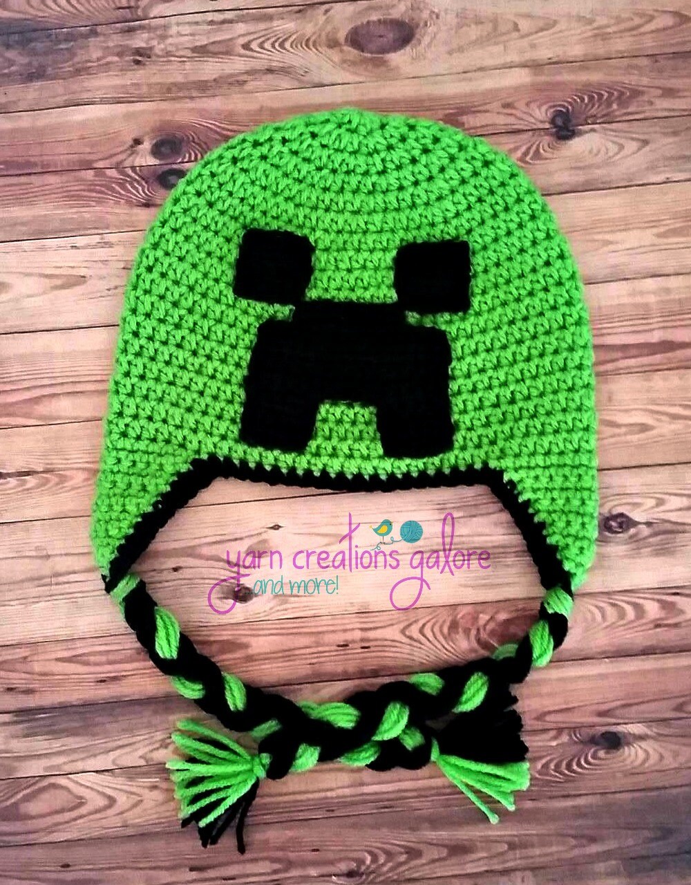 Crochet Minecraft Hat