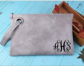 Monogrammed wallet | Etsy