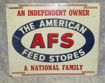 Vintage feed sign | Etsy