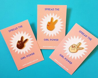 Spice Girls Girl Power logo pink glitter vinyl sticker decal