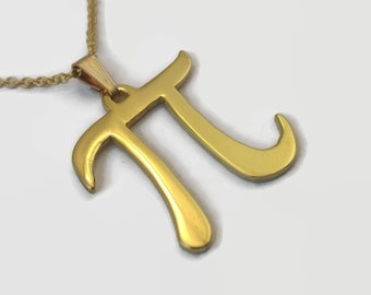 Pi Necklace Pi Jewelry Math Necklace Pi Symbol Necklace