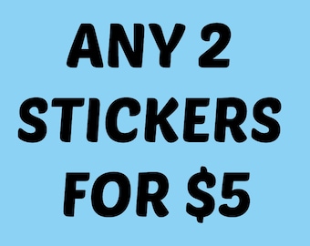 Unique stickers | Etsy