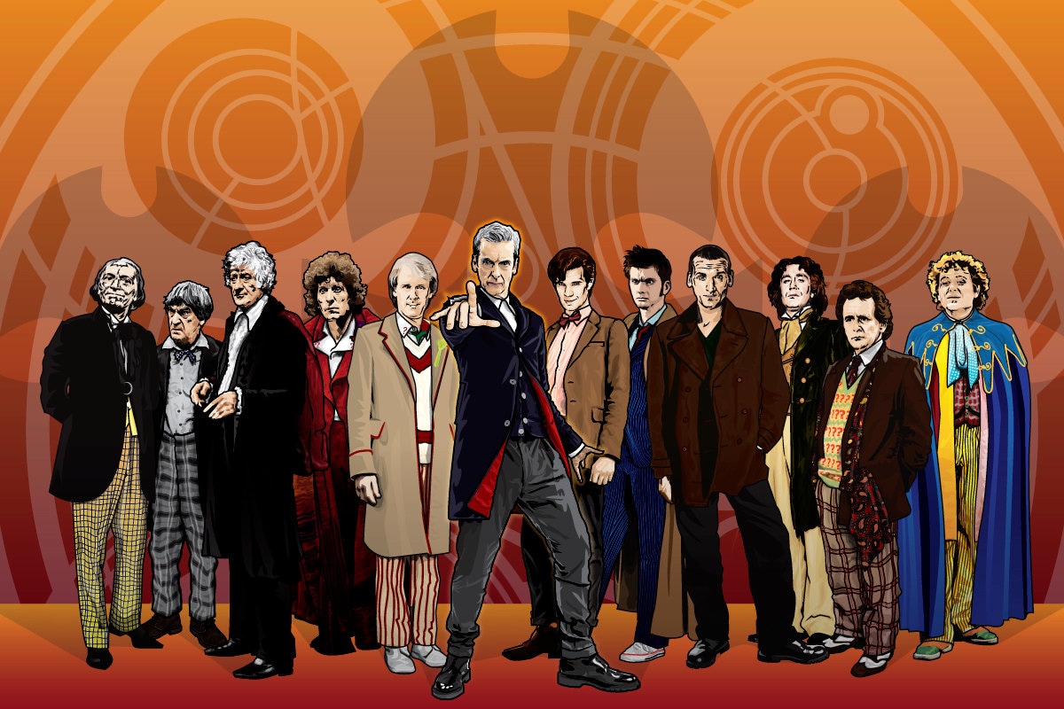 Doctor Who The 12 Doctors NEWLY UPDATED 18 x 12
