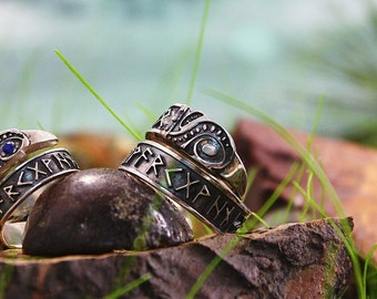 Viking wedding ring | Etsy
