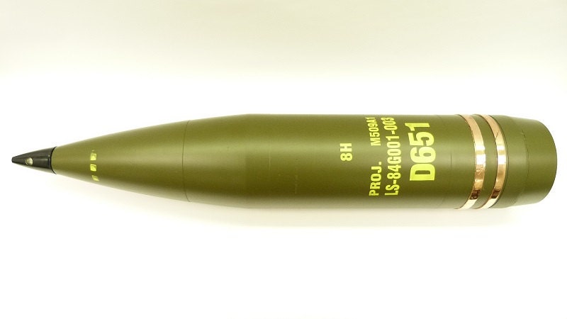 inert empty 8-inch 203mm High Explosive M509A1 Improved