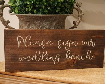 Wedding bench | Etsy
