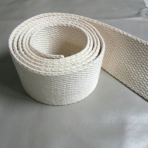 3 Yards 2 Inch 5 Cm 50 Mm Cotton Webbing Natural White