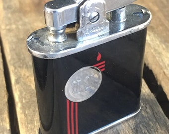 Very RARE Antique Ronson Literpact Cigarette Lighter & Makeup