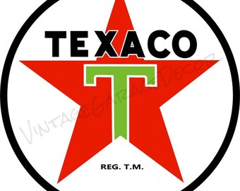 Texaco star sign | Etsy