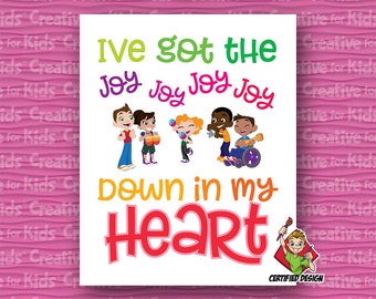 Joy down in my heart | Etsy