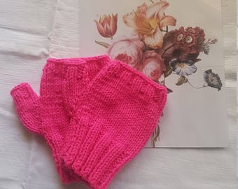 Knitting Pattern PDF Trigger Finger Mittens for Men and