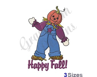 Scarecrow embroidery | Etsy