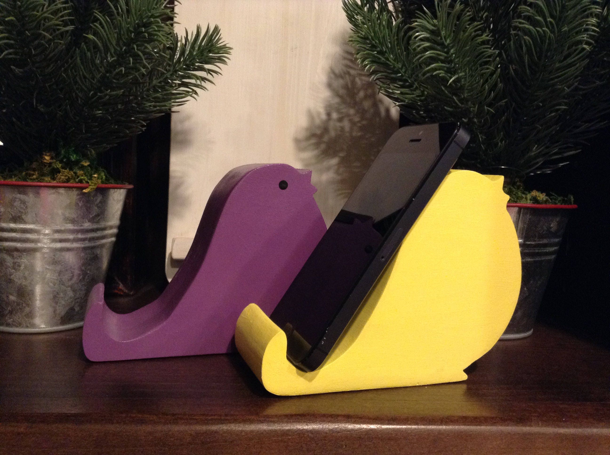 Cute Bird Phone Holder Wood Phone Holder Cell Phone Holder