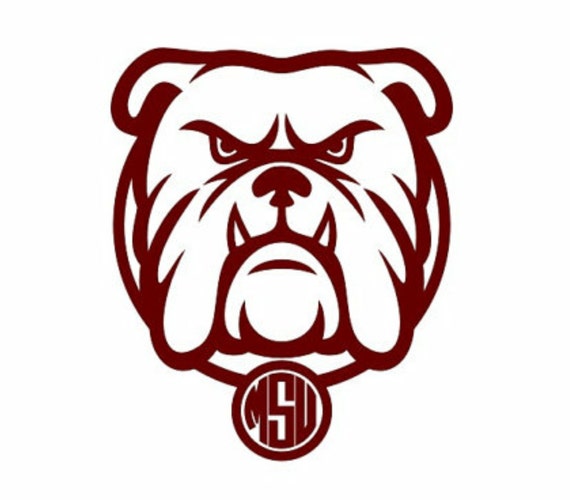 Items similar to Mississippi State Bulldog on Etsy