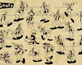 Goofy svg | Etsy