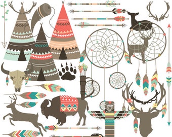 Tribal clipart | Etsy
