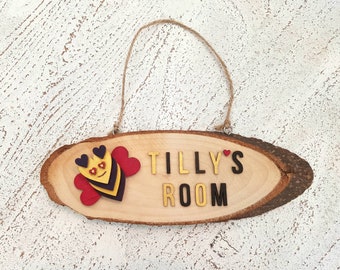 Bee door sign | Etsy