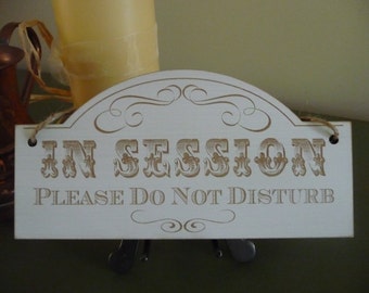 In session sign | Etsy