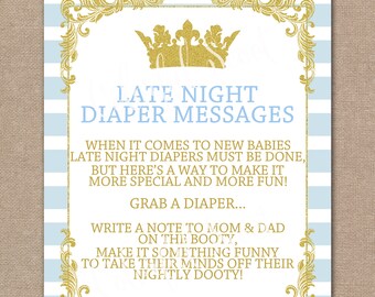 Diaper messages | Etsy