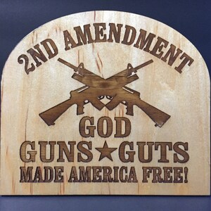 2nd amendment sign | Etsy