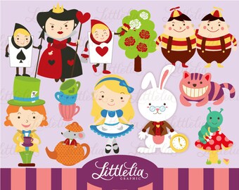 Lil Red Riding Hood Clipart set/ instant download 13008