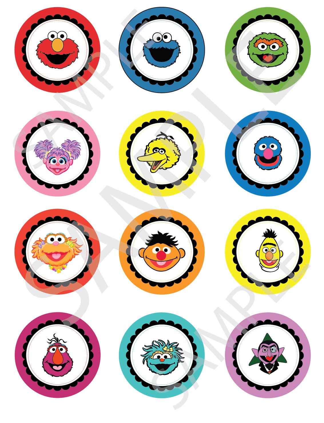 Sesame Street Cupcake Toppers Party City at Heather Colter blog