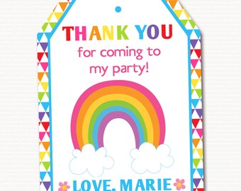 Rainbow thank you | Etsy