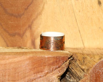 Subtle Wavy Rings in Twisted and Plain. Available in Copper