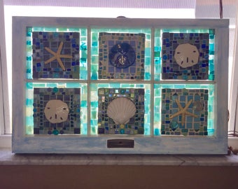 Sea glass window | Etsy