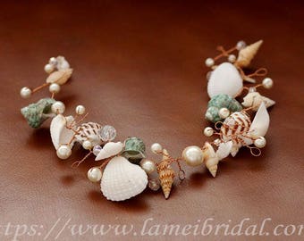 Seashell headband | Etsy