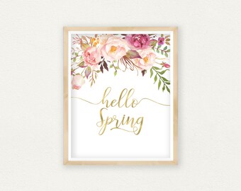 Hello spring | Etsy