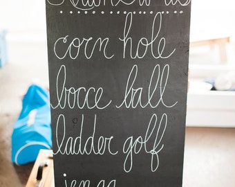 Lawn games sign | Etsy